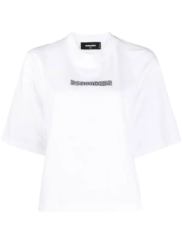 Dsquared2 Logo-print Cotton T-shirt - White