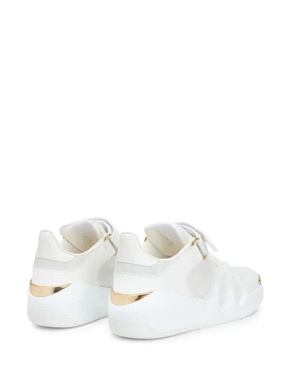 GIUSEPPE ZANOTTI Talon Touch-strap High-top Sneakers - White