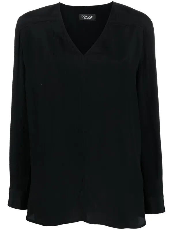 DONDUP V-neck Long Sleeve Top