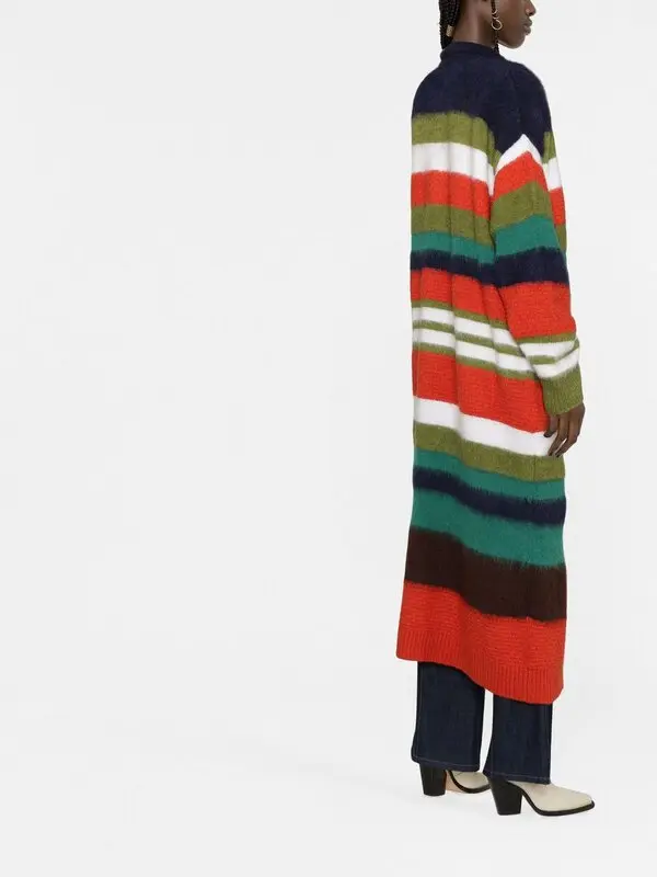 Dsquared2 Striped Knitted Maxi Dress