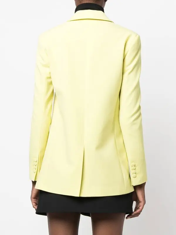 Coperni Cut-out Twisted Blazer - Yellow