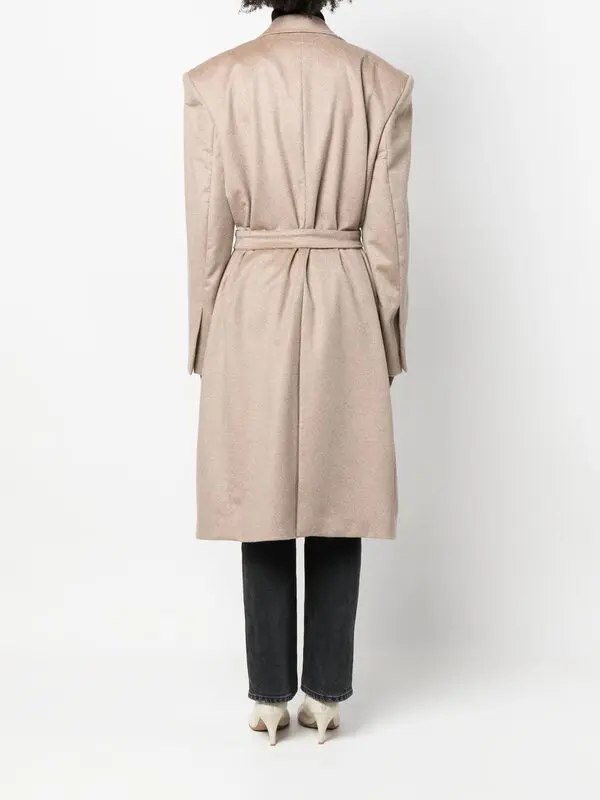 ALMAZ Double-breasted Belted Coat