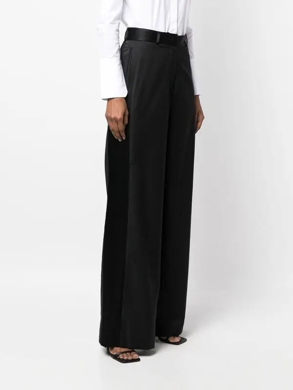 ALMAZ Wide-leg Wool Trousers