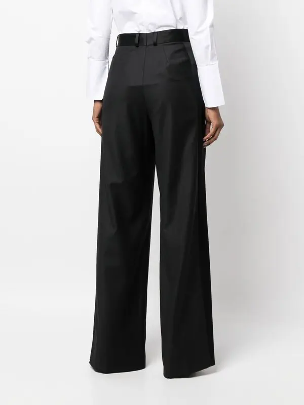 ALMAZ Wide-leg Wool Trousers