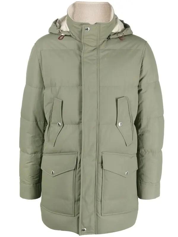 Brunello Cucinelli Hooded Padded Coat