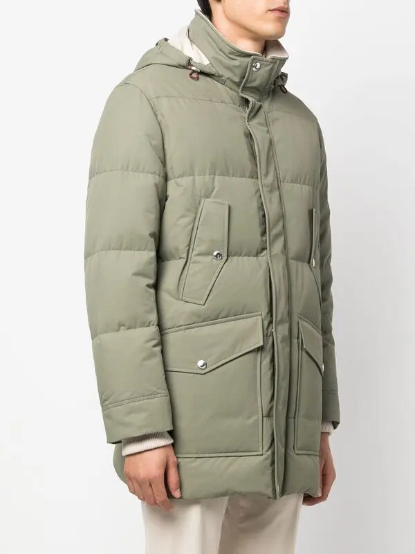 Brunello Cucinelli Hooded Padded Coat