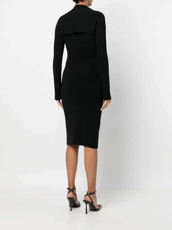 TOM FORD Cut-out Ribbed Midi Dress