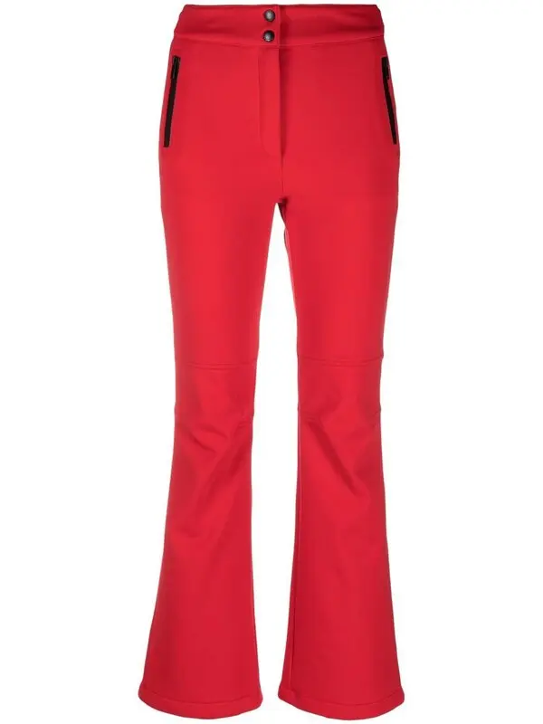 YVES SALOMON High-rise Trousers - Red