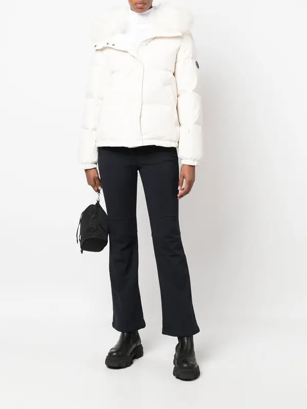 YVES SALOMON Fitted Trousers - Blue