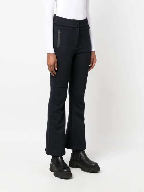 YVES SALOMON Fitted Trousers - Blue