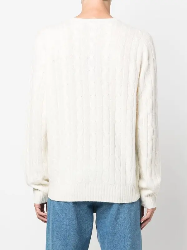 Polo Ralph Lauren Cashmere Cable-knit Jumper - Neutrals