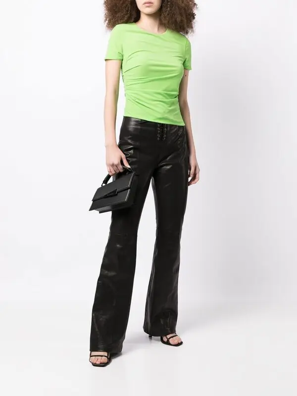 Helmut Lang Ruched-detail T-shirt