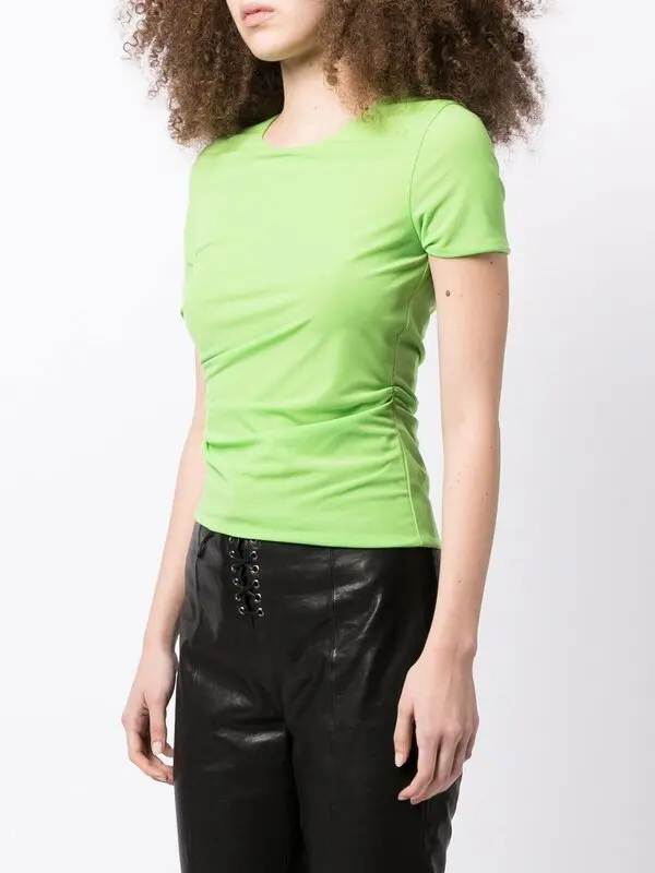 Helmut Lang Ruched-detail T-shirt