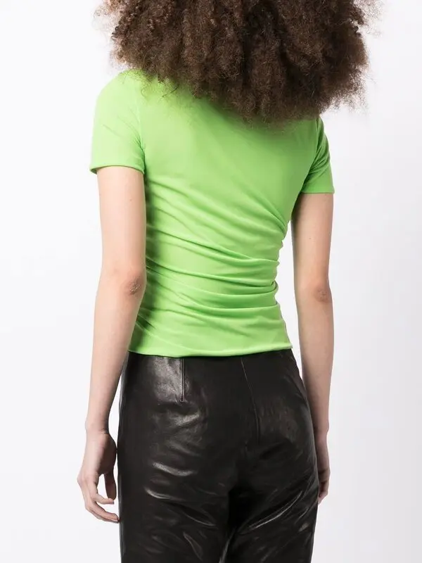Helmut Lang Ruched-detail T-shirt
