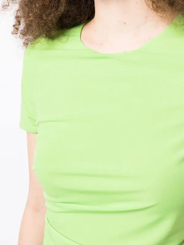 Helmut Lang Ruched-detail T-shirt