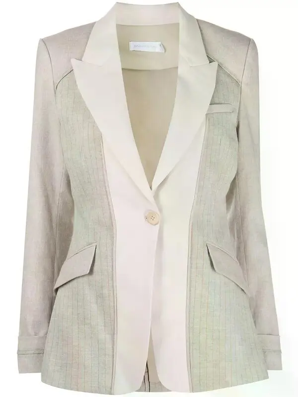 Simkhai Panelled Single-breasted Blazer