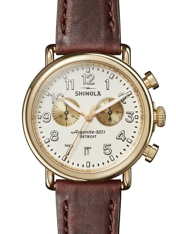 Shinola Runwell 2 Eye Chrono 41mm - White