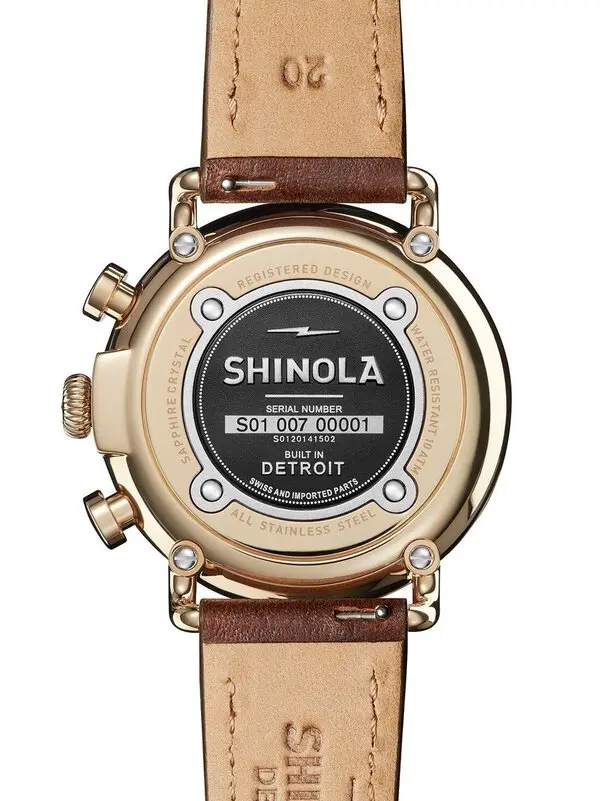 Shinola Runwell 2 Eye Chrono 41mm - White