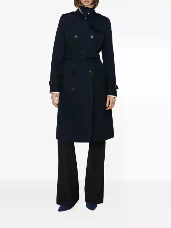Burberry Chelsea Heritage Trench Coat - Blue