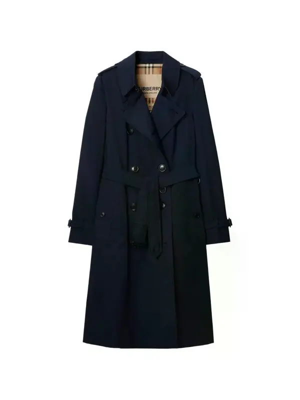Burberry Chelsea Heritage Trench Coat - Blue
