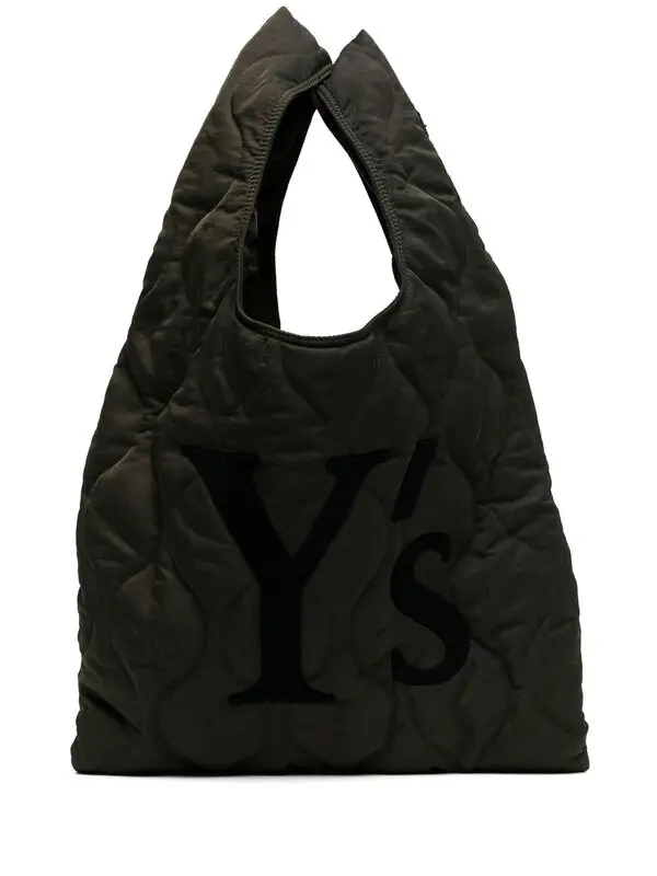 Y’s Appliqué-logo Quilted Tote Bag
