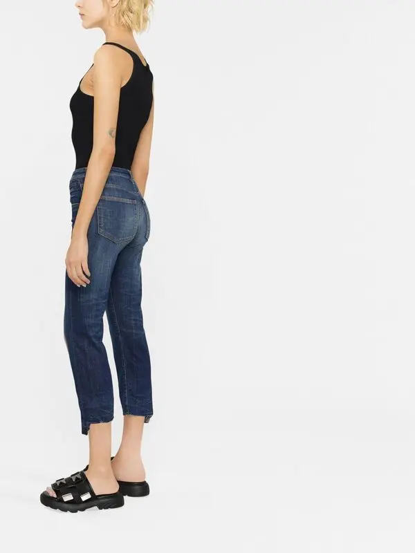 R13 High-rise Cropped Jeans