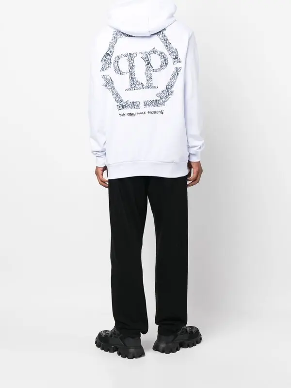 Philipp Plein Money Graphic-print Hoodie