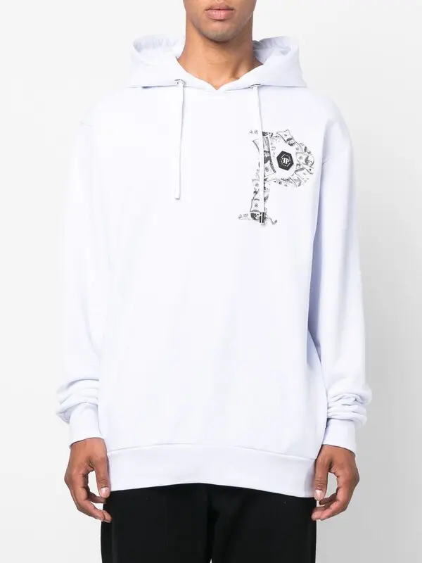 Philipp Plein Money Graphic-print Hoodie
