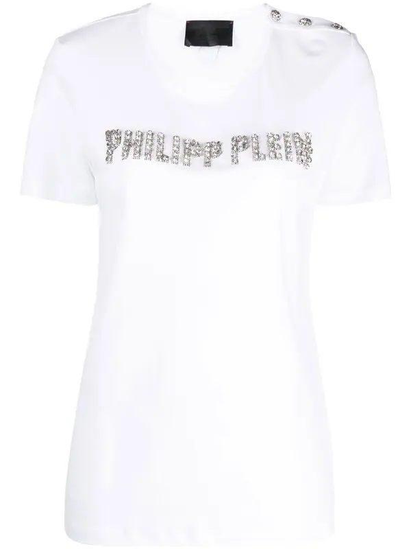 Philipp Plein Logo-embellished T-shirt - White