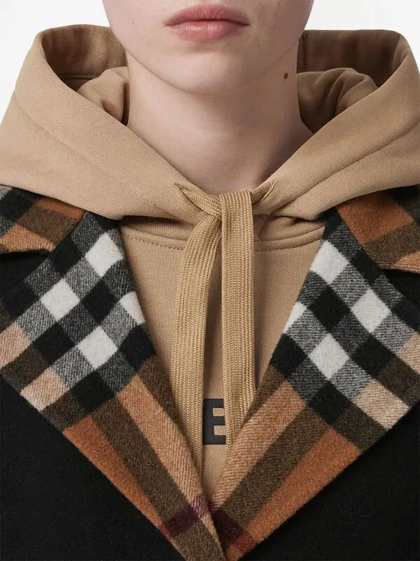 Burberry Check-pattern Reversible Wool Coat