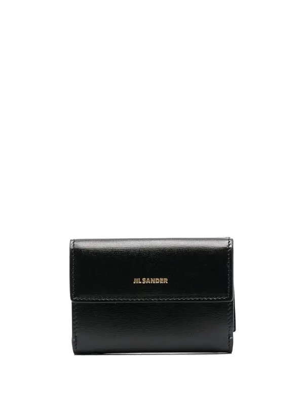 JIL SANDER Logo-print Detail Wallet - Black