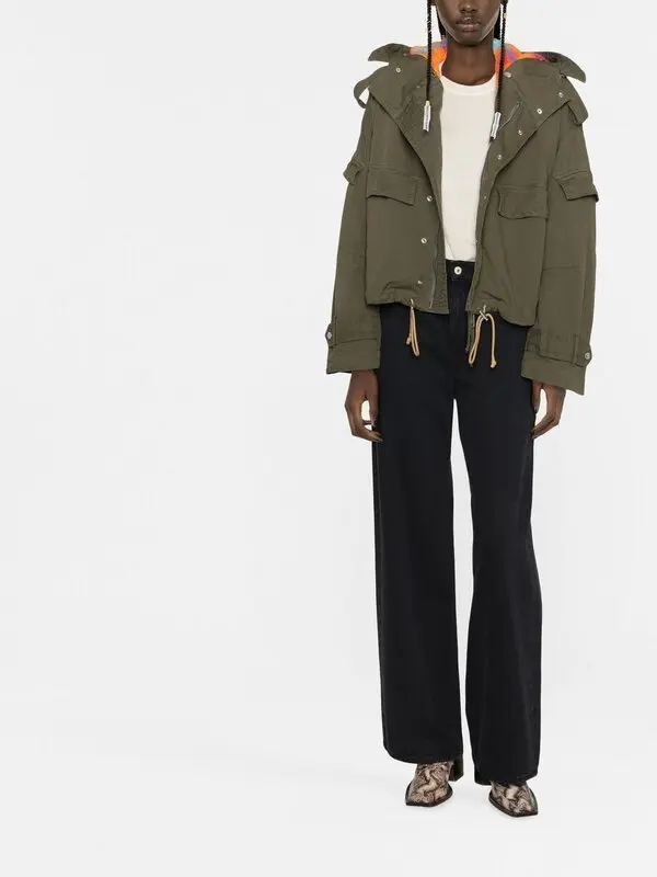 Dsquared2 Fleece-lined Hooded Jacket