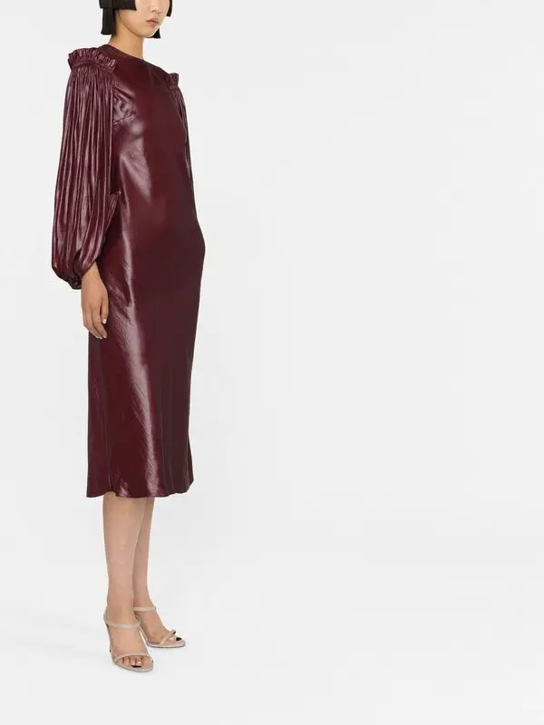 Stella McCartney Draped-sleeve Midi Dress