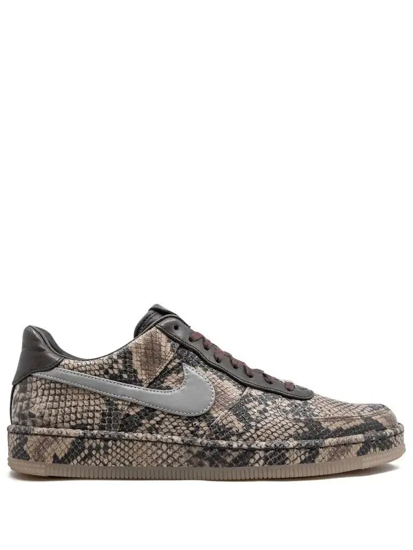 Nike Air Force 1 Downtown Python Sneakers - Brown
