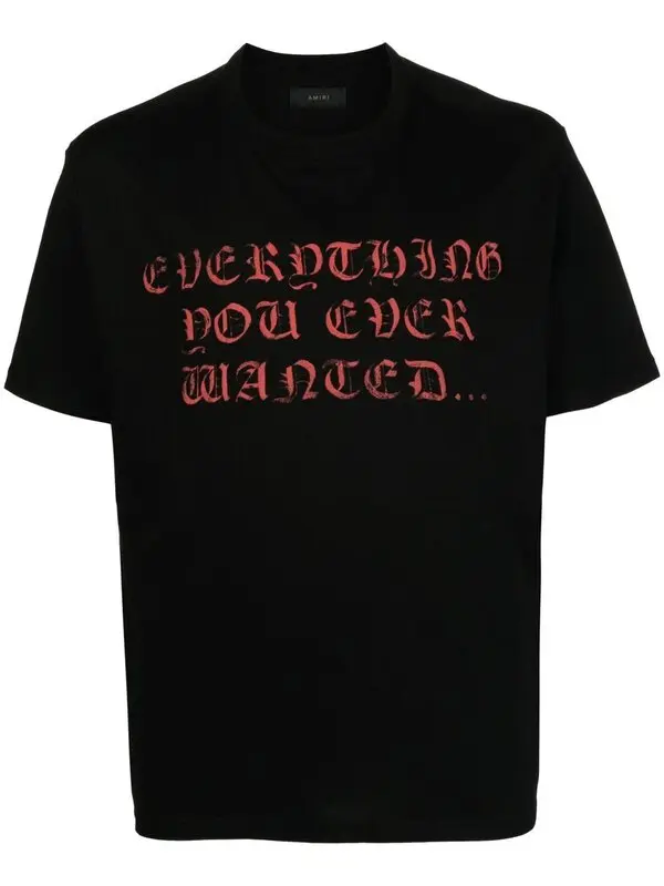 Amiri Everything Slogan-print T-shirt
