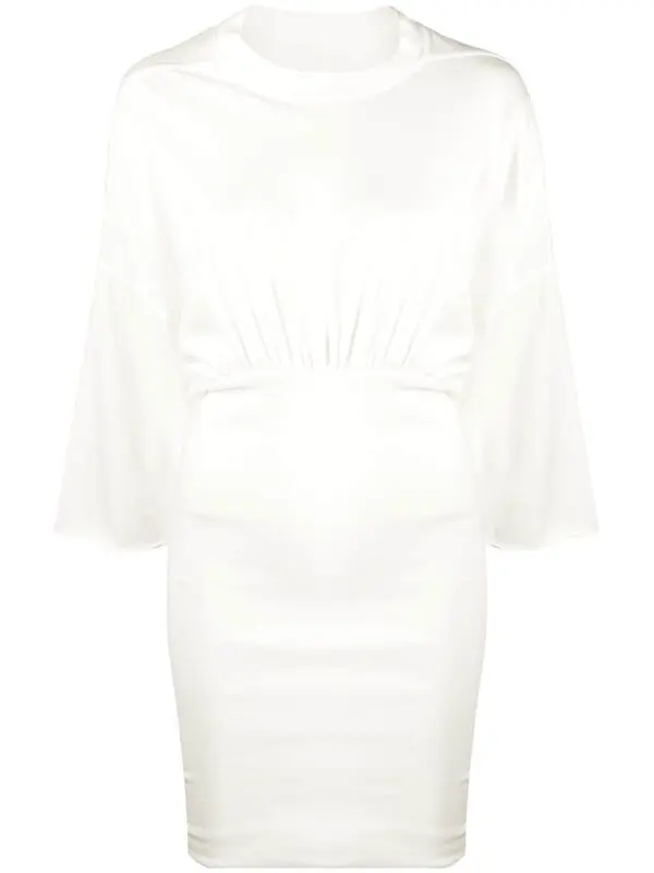 Rick Owens Tommy Cinched-waist Dress - White