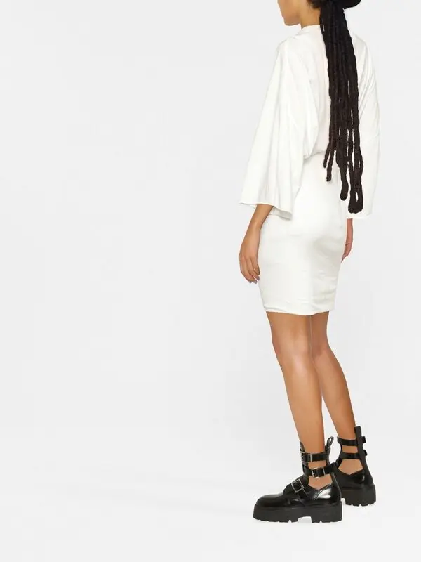 Rick Owens Tommy Cinched-waist Dress - White