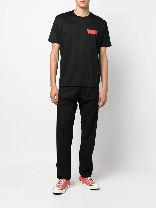 Junya Watanabe Logo-print Cotton T-shirt - Black