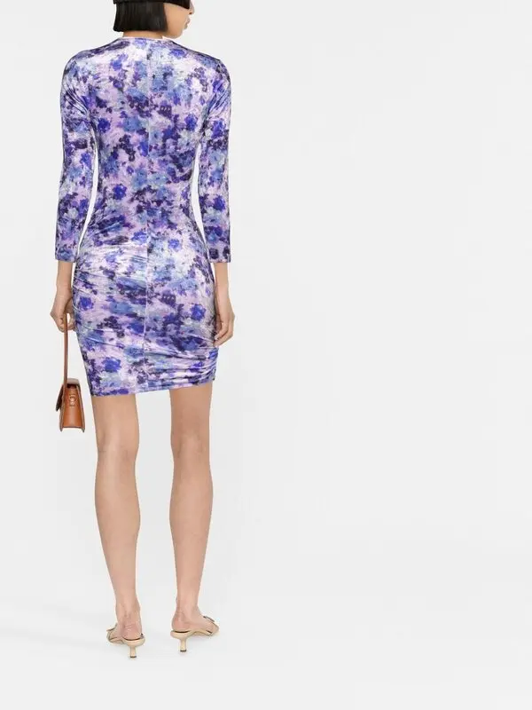 Isabel Marant Étoile Floral-print Ruched Minidress