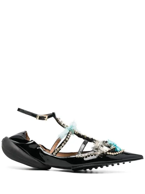 13 09 SR Crystal-embellished Sandals