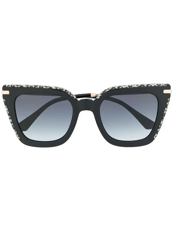 JIMMY CHOO Ciara Cat-eye Sunglasses - Black