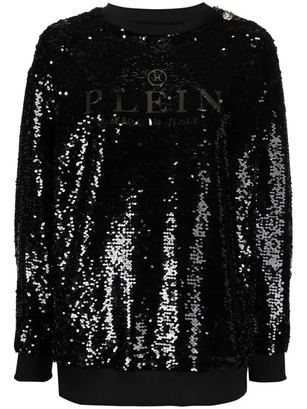 Philipp Plein Sequin-embellished Sweatshirt