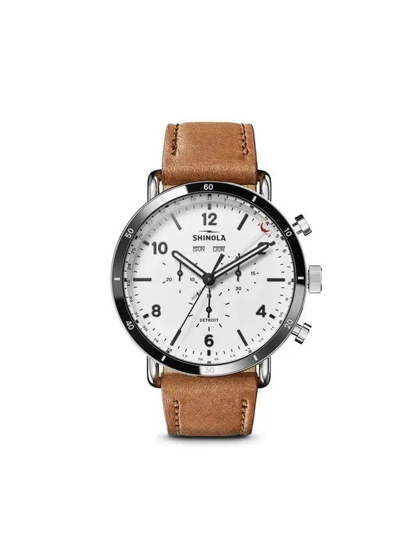 Shinola Canfield Sport Chronograph 45mm - White