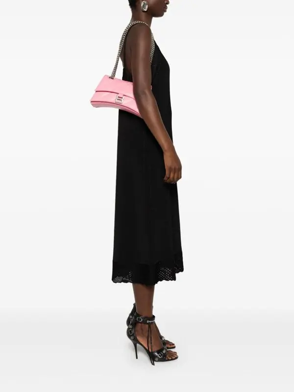 Balenciaga Crush Shoulder Bag - Pink