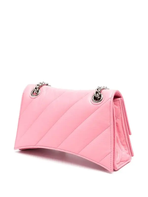 Balenciaga Crush Shoulder Bag - Pink