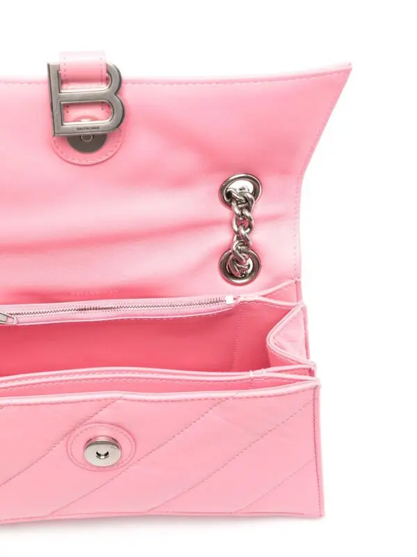 Balenciaga Crush Shoulder Bag - Pink