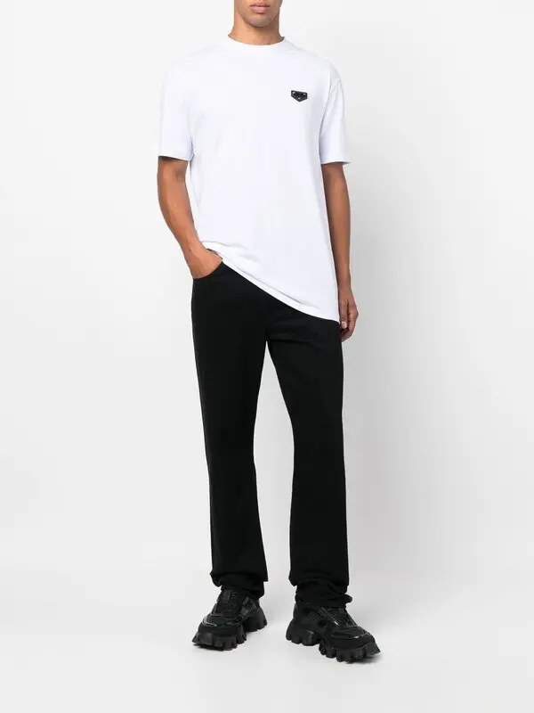 Philipp Plein Logo-patch Crew-neck T-shirt