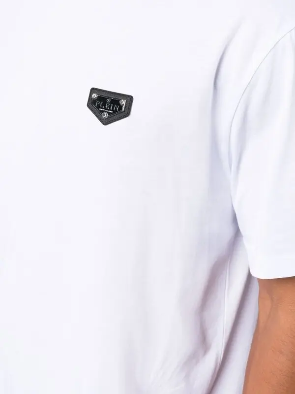 Philipp Plein Logo-patch Crew-neck T-shirt