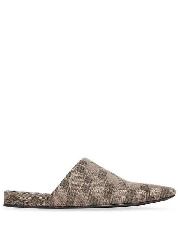Balenciaga Monogram Jacquard Mules