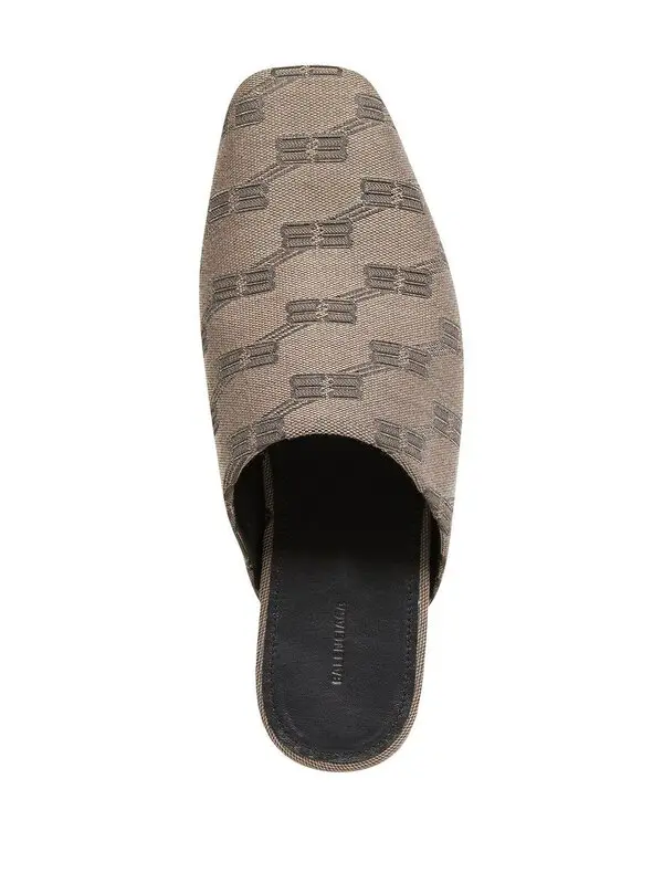 Balenciaga Monogram Jacquard Mules